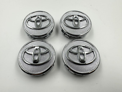 4x TOYOTA WHEEL RIM RIMS CENTER HUB CAP CAPS CHROME LOGO 57MM PRIUS ...