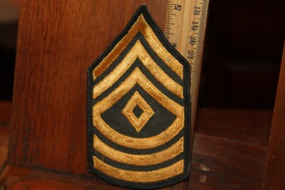 Embroidered Patch US Army First Sergeant | eBay