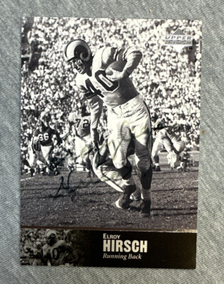 *1997 Upper Deck Legends #39 Elroy Hirsch Auto !!! | eBay