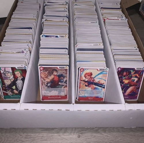 ONE PIECE TCG 1000 CARD GAME BULK LOT INSTANT COLLECTION NEAR MINT/MINT ...