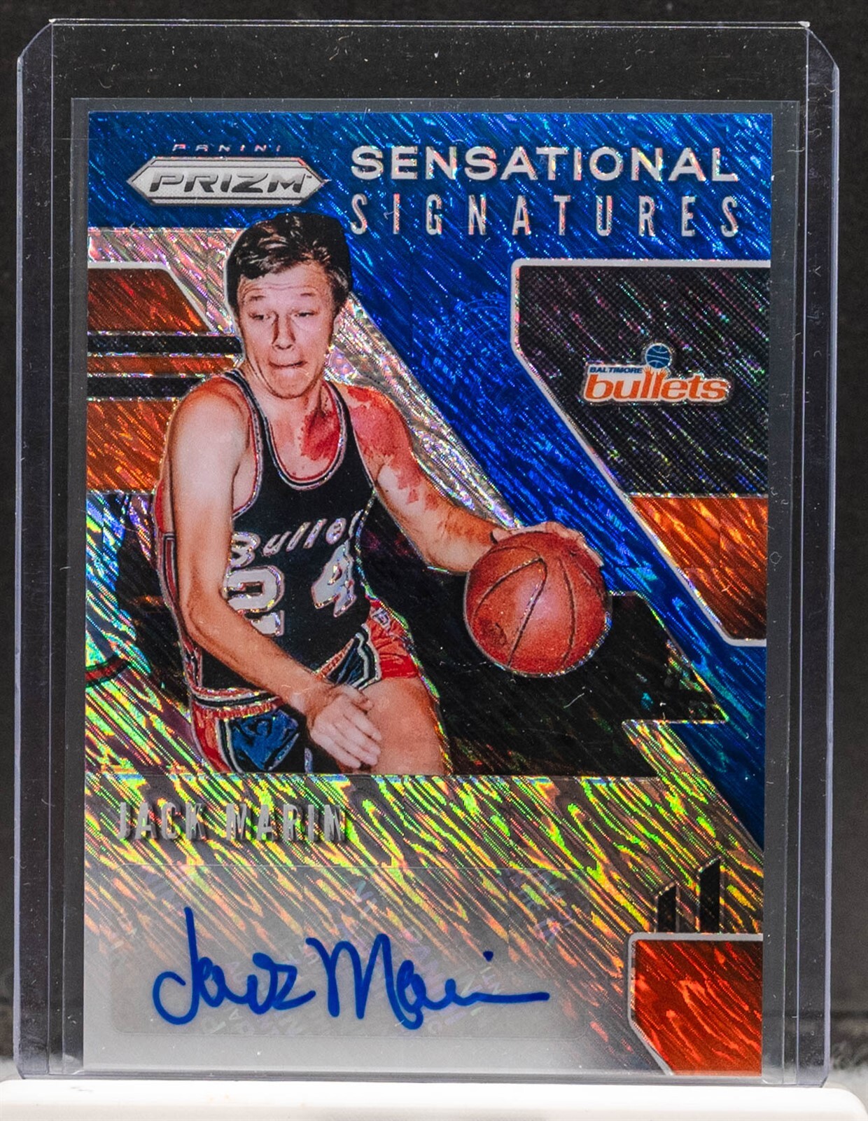 Jack Marin 2019-20 Panini Prizm Blue Shimmer Prizm Sensational Auto SS ...