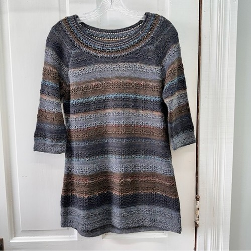 Peruvian Connection alpaca wool blend knit sweater tunic women's small ...