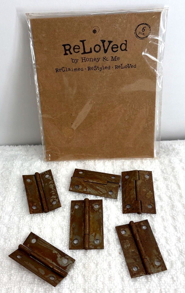 Junk Journal Supplies 6 Pcs Rusted Hinges ReLoved ReClaimed ReStyled ...