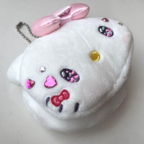 Hello Kitty Mirror Charm Mascot Kitty Plush Mirror Ball Chain | eBay
