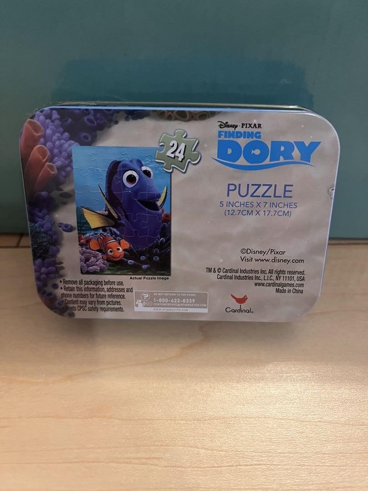 Finding Dory Disney Puzzle Canned Toy Unopened New for Travel & Kids ...