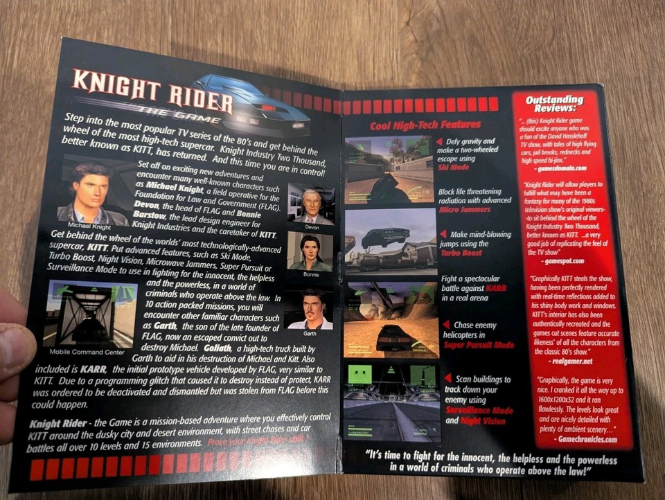 Knight Rider The Game PC Computer 2002 Box New Sealed Y2K | eBay