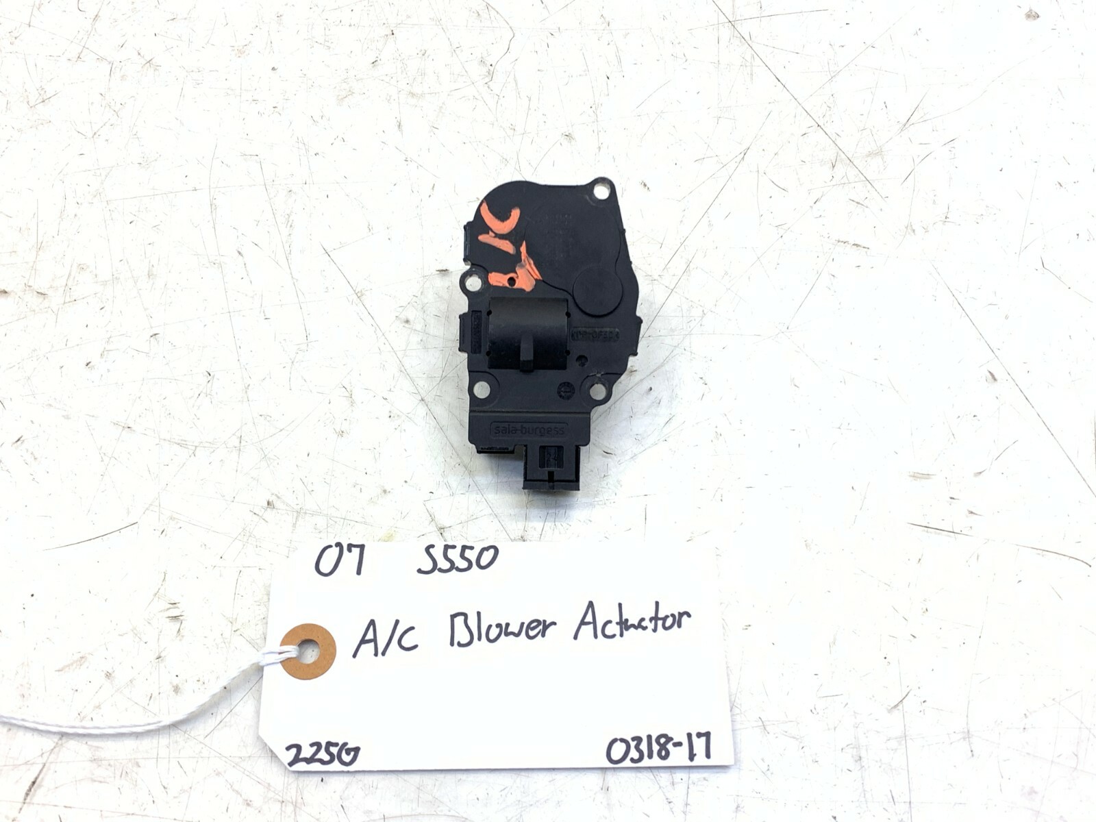 07 08 09 10 11 12 13 MERCEDES BENZ S550 AC HEATER BLOWER ACTUATOR OEM ...
