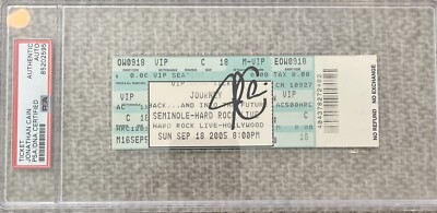 Jonathon Cain Journey Signed Autographed Ticket 2005 PSA/DNA Don’t Stop ...