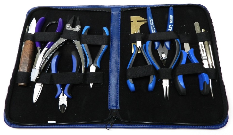Jewelry Making Tool Kit 15 Pc Bead Working Hand Tools For Jewelers ...