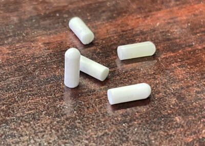 One 5th string banjo nut pip bone 1/8" X 0.330" luthier part USA Made ...