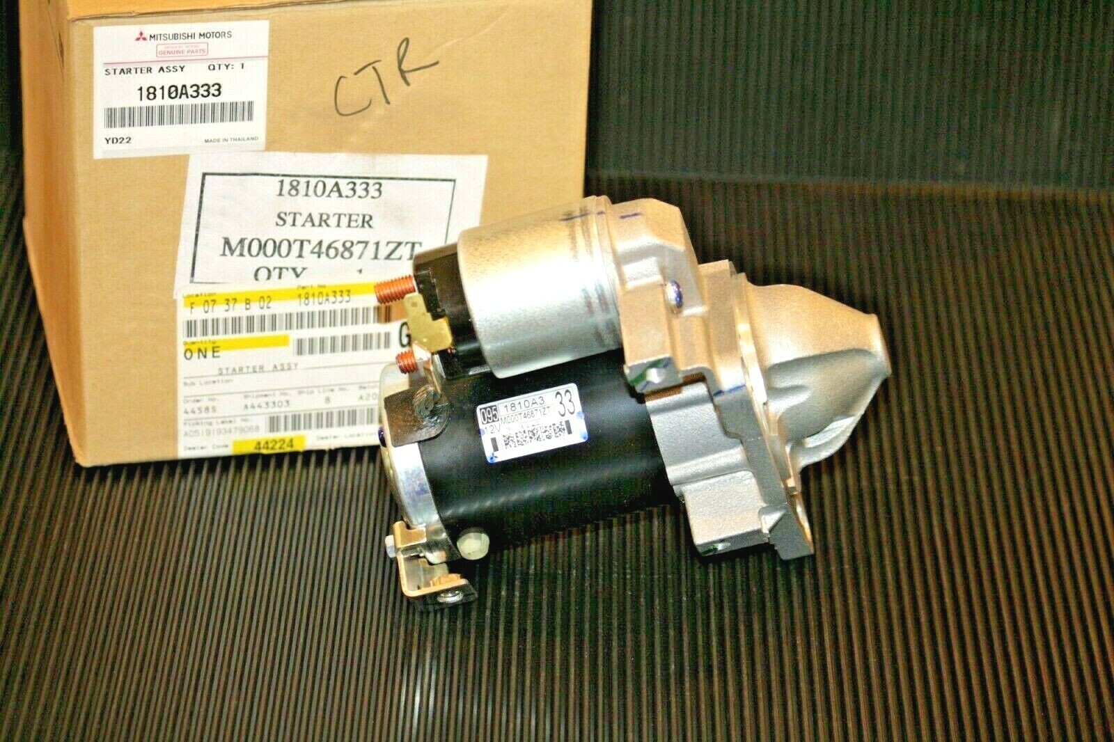 Новый подлинный OEM Mitsubishi стартер 1810A333 2014 2015 2016 2017 ...