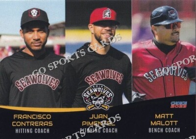 2023 Erie SeaWolves Francisco Contreras Juan Pimentel Matt Malott ...