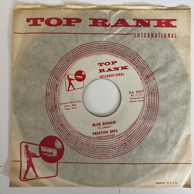 Preston Epps Blue Bongo/Bongola 1960 Top Rank 45 rpm NM/EX | eBay