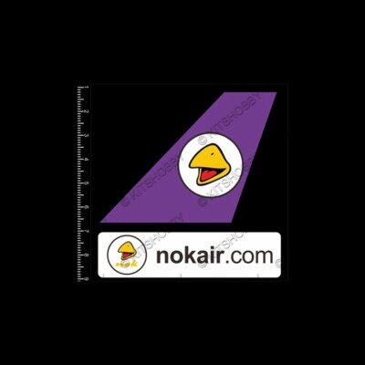 Nok Air "Violet" Logo Sticker (Size 9 cm x 9 cm) | eBay