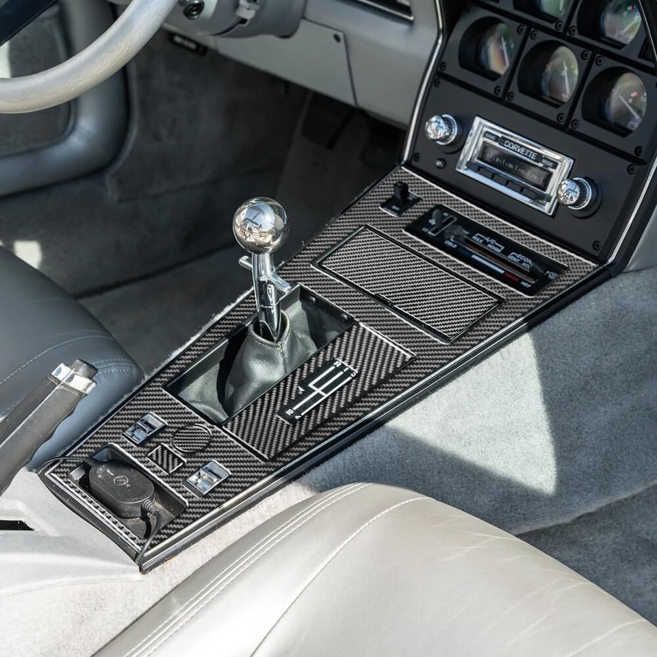 1968-1982 Chevrolet Corvette C3 Interior Trim Set 12PCS Real Carbon ...