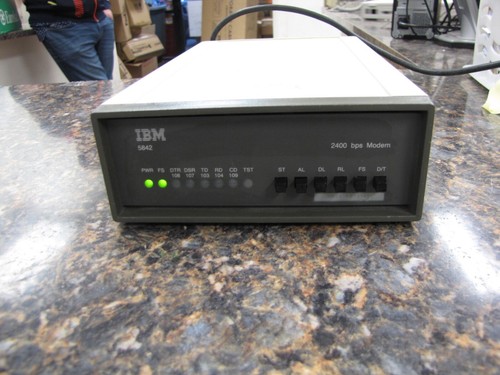 Vintage IBM 5842 2400 bps Modem - Made in USA - DY38 | eBay