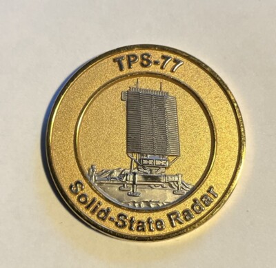 Lockheed Martin MS2 TPS 77 Solid-State Long Range Radar Challenge Coin ...