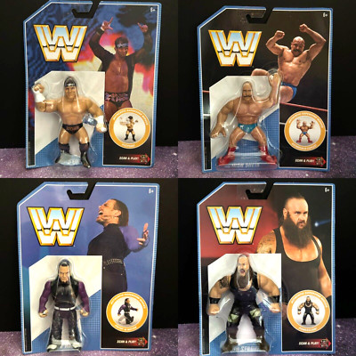 WWE Mattel RETRO Series 8 Set JEFF HARDY ZACK RYDER BRAUN STROWMAN IRON ...
