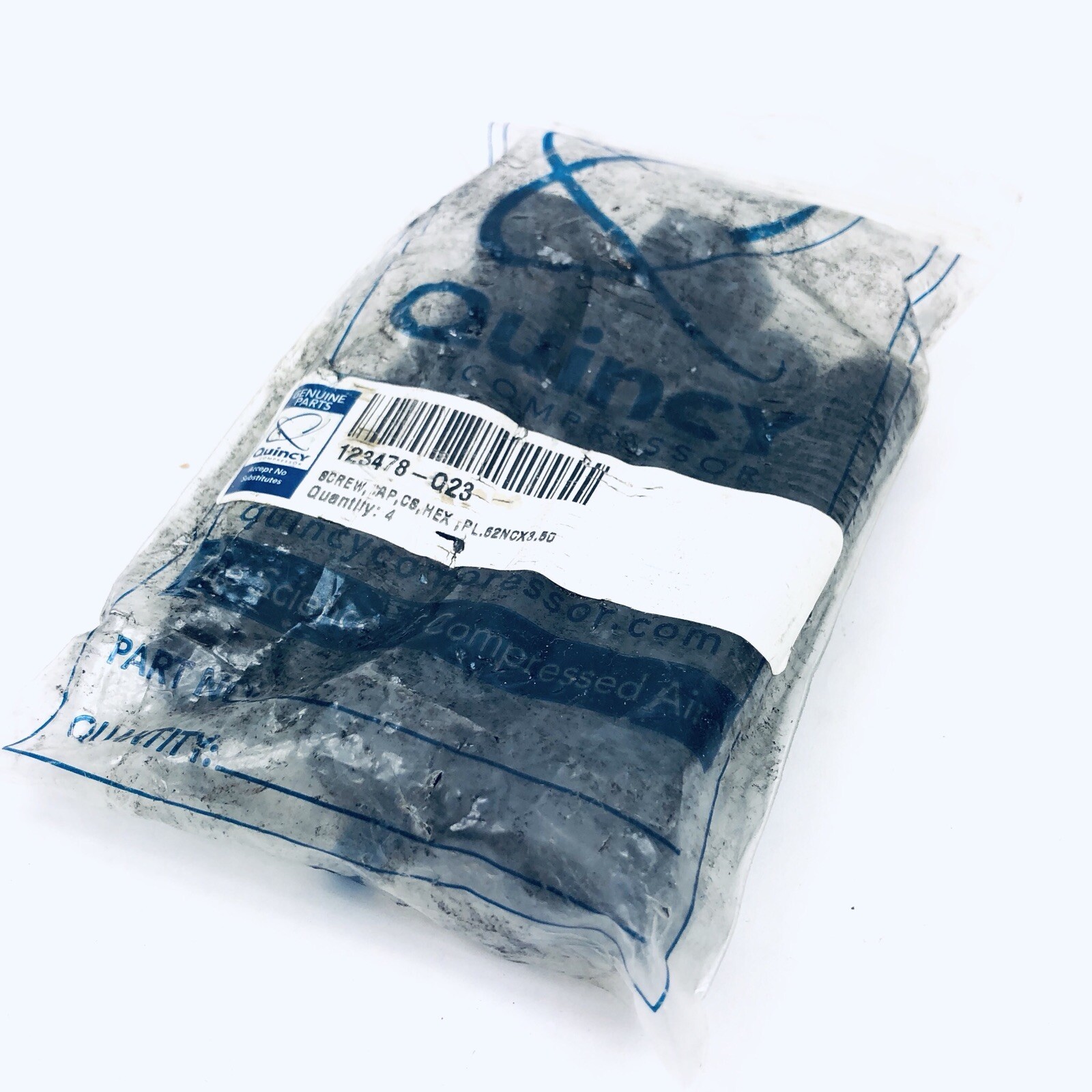 QUINCY OEM 123478-Q23 - SCREW, CAP, CS, XEXAGON PL.62NC X 3.50 ( QTY 4 ...