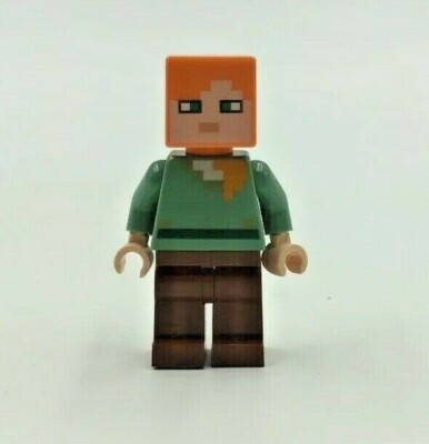 Lego Minifigure min017 Alex Minecraft | eBay