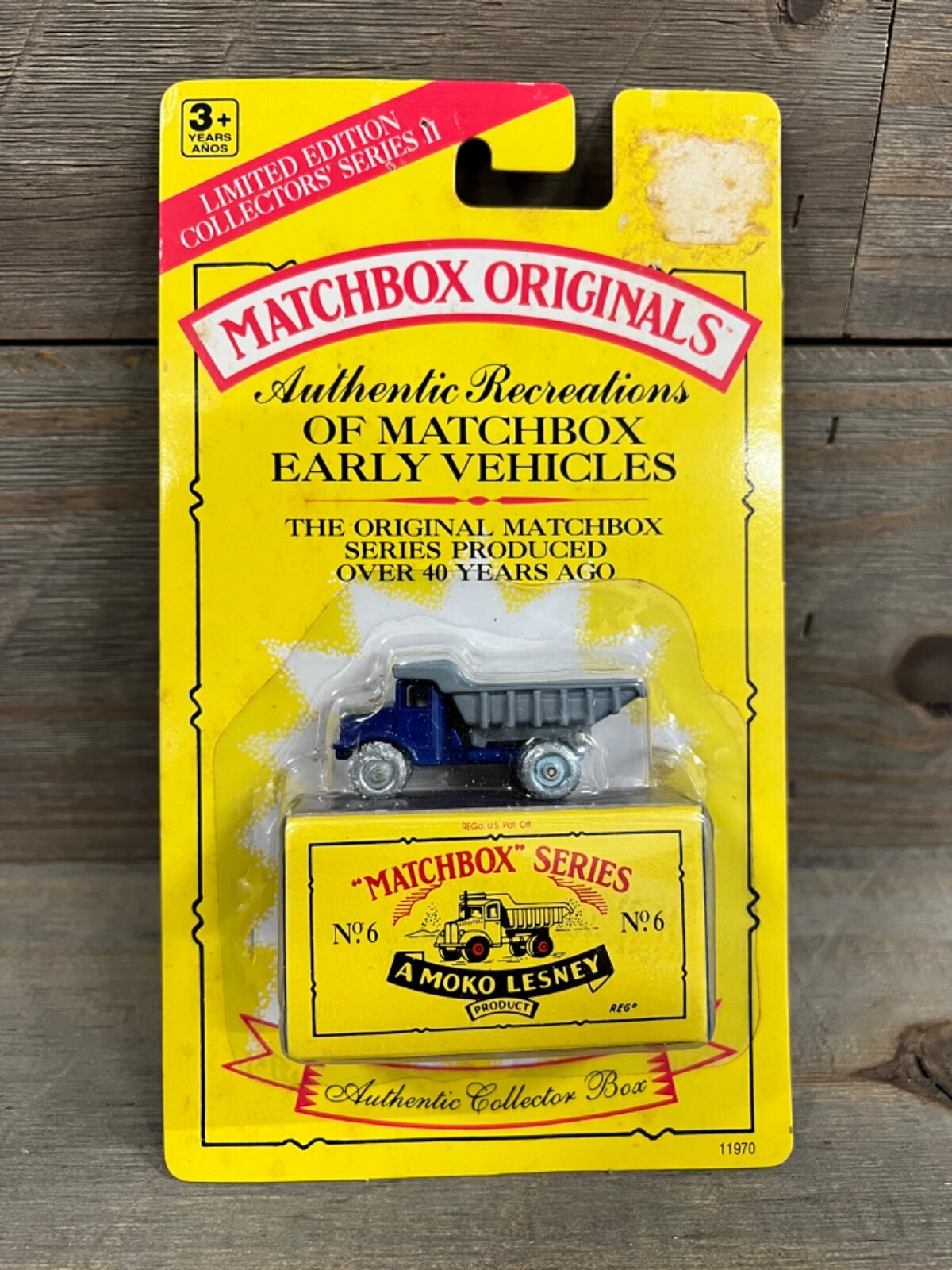 Matchbox Originals No. 6 Euclid Dump Truck Blue & Gray Moko Lesney MACK ...