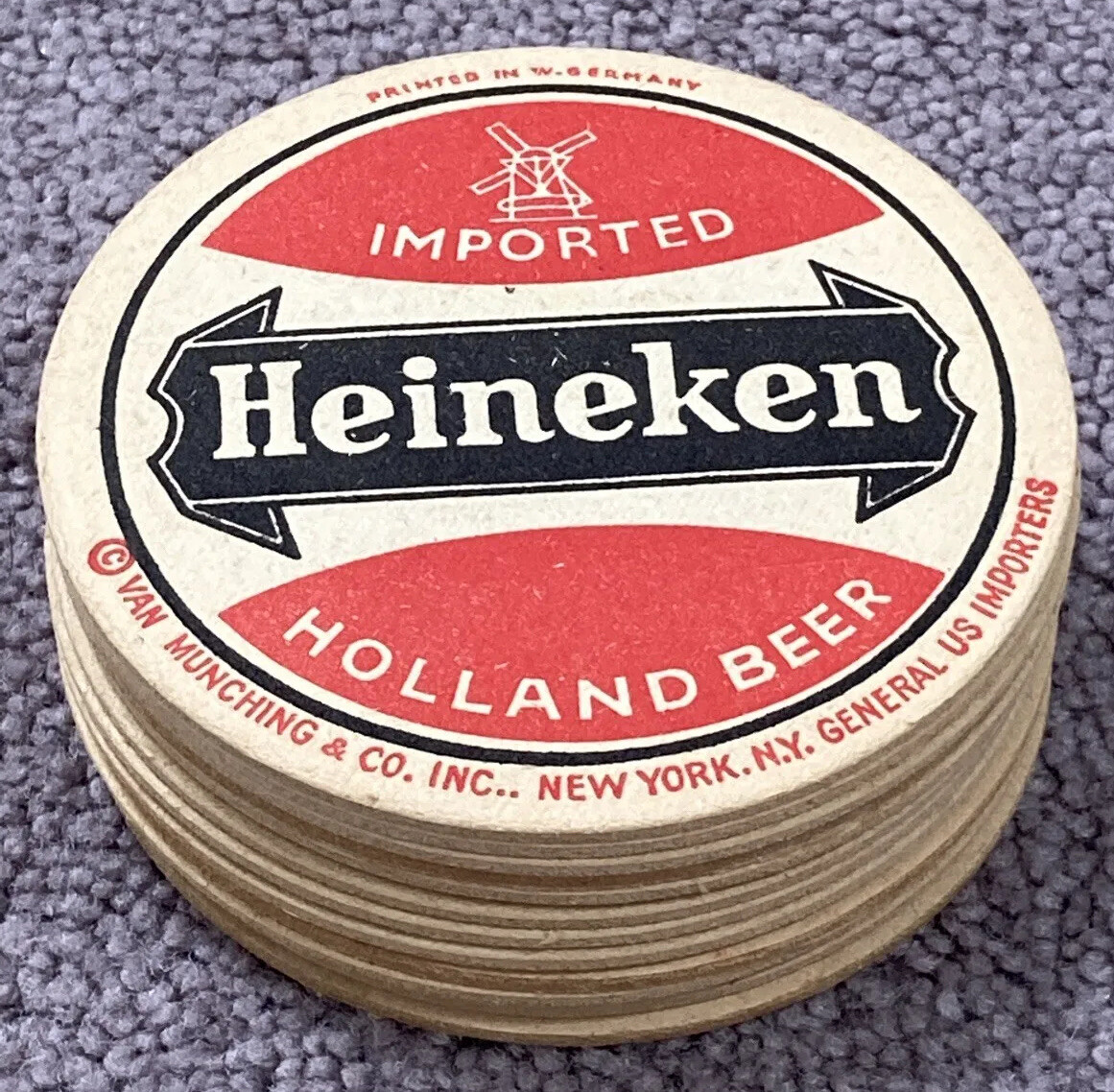 VINTAGE “HEINEKEN” BEER COASTERS(12) -WEST GERMANY! | eBay