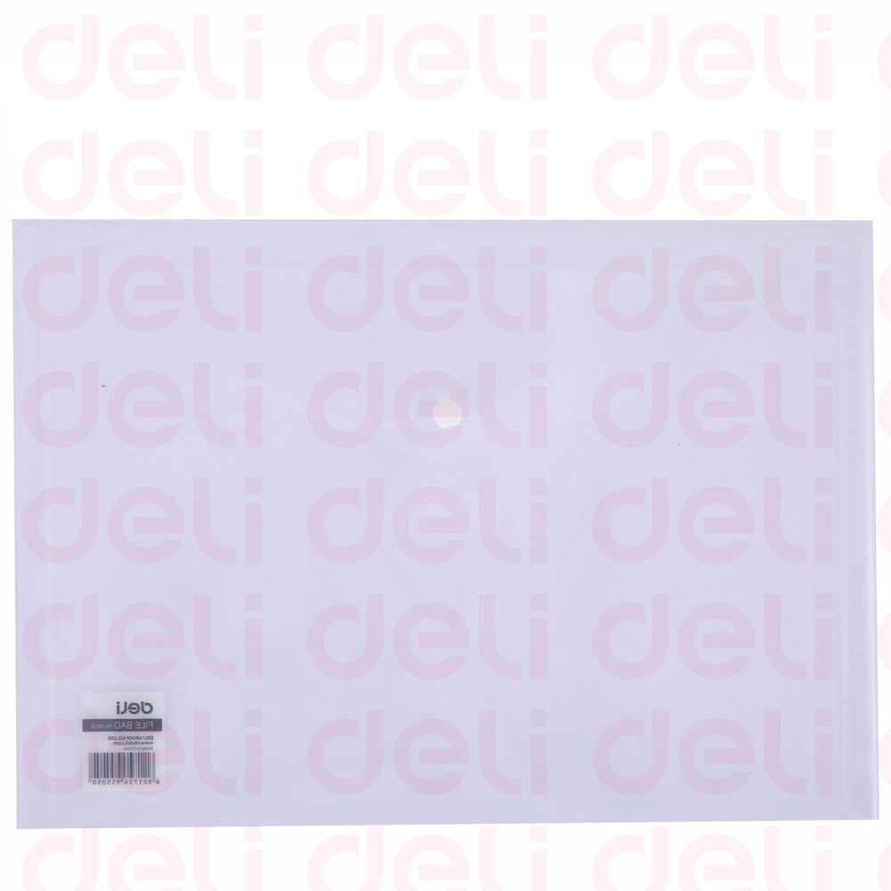 5x Deli Document Folders Transparent Filing Envelopes Waterproof PP A4 ...