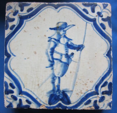 Tiles - Delft Blue And White Soldier Tile