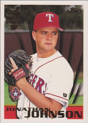 1996 Topps Jonathan Johnson #242 Texas Rangers Rookie Baseball Card RC ...