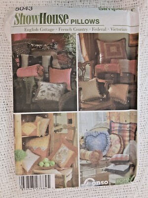 Simplicity Pattern 5043 Pillows Sewing Craft Project UNCUT (H) | eBay