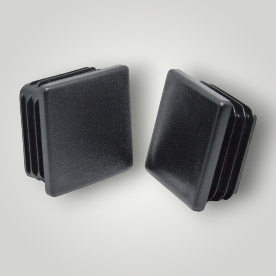 50x50mm Square Plastic End Caps Blanking Plugs Tube/ Box Section ...
