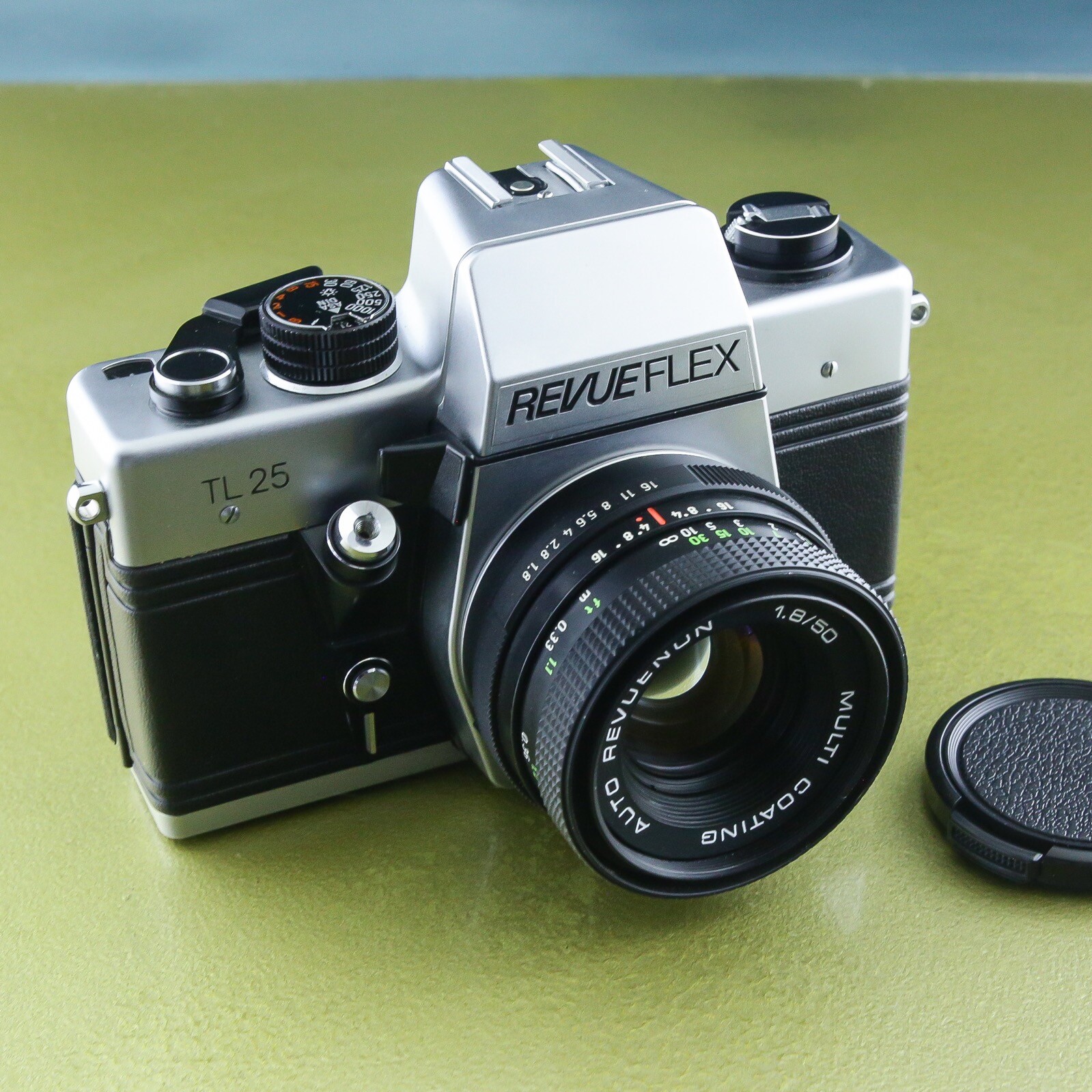 near MINT REVUEFLEX TL 25 Quelle (PRAKTICA MTL 5) + Pentacon 1.8 / 50 MC ☆☆☆☆ | eBay