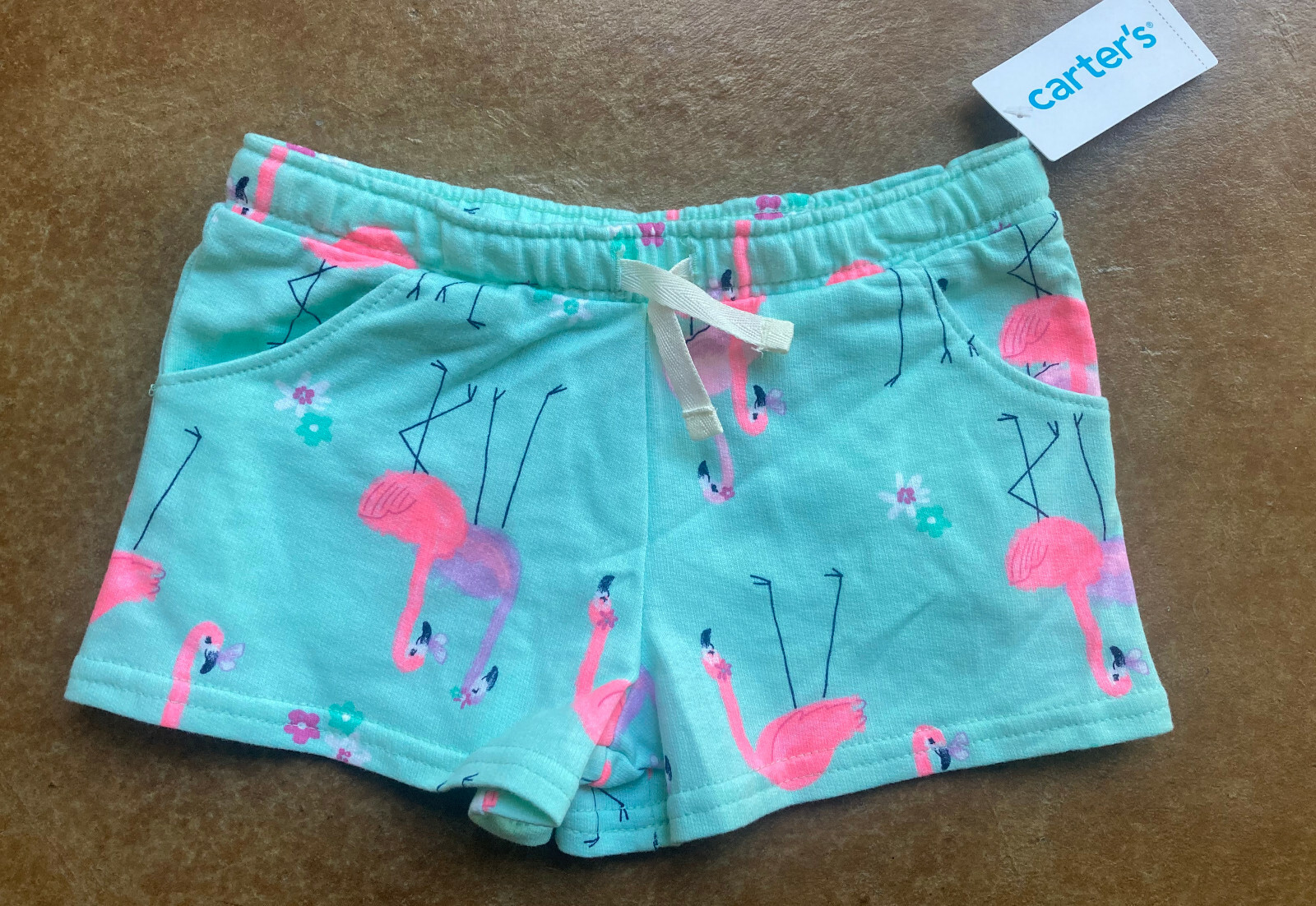 New Carter's Baby Girls Flamingo Pull On Pants, Mint, 24 Months | eBay