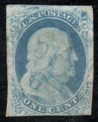 MALACK 7 F-VF, light blue cancel, vibrant color! v1050 | eBay
