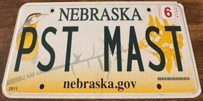 PST MAST Vanity License Plate USPS Postmaster Post Master | eBay
