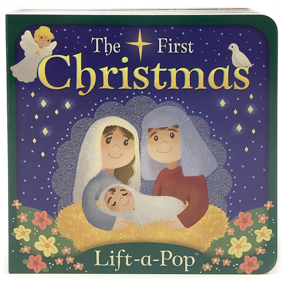 The First Christmas: Lift-A-Pop Pop-Up Nativity Board Book for Babies ...