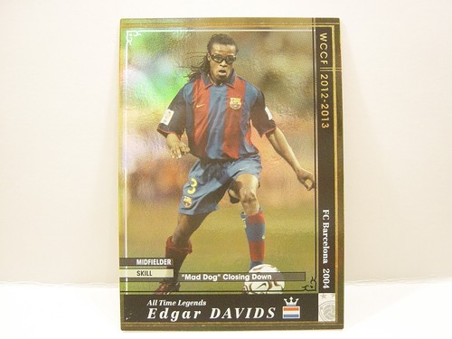 Panini WCCF 2012-13 ATLE Edgar Davids 1973 Holland No.3 FC Barcelona ...