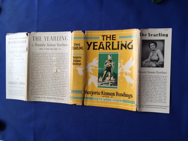 THE YEARLING - FIRST EDITION BY MARJORIE KINNAN RAWLINGS - PULITZER ...