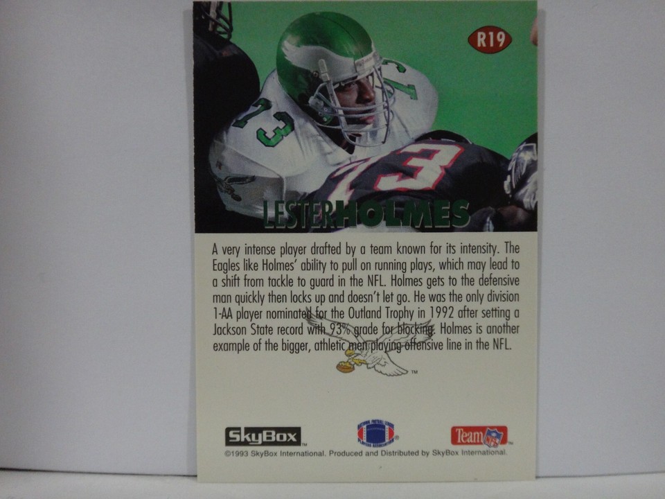 1993 Skybox Impact Rookie Redemption Lester Holmes #R19 Rookie RC | eBay
