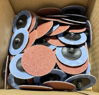 CGW 2" Roloc Sanding Discs 60 Grit Aluminum Oxide 50 Pack | eBay