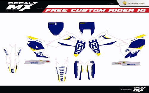 Fits HUSQVARNA FC TC TX (2019 to 2022) & TE FE (2020 to 2023) graphic ...
