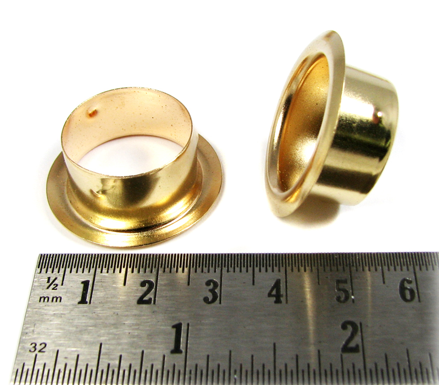 Cigar Box Guitar Parts: 10pc. 7/8" Brass Sound Hole Inserts/Grommets | eBay