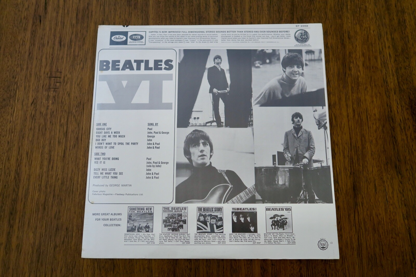 THE BEATLES VI ORIGINAL APPLE LABEL LP ~ STILL FACTORY SEALED! | eBay