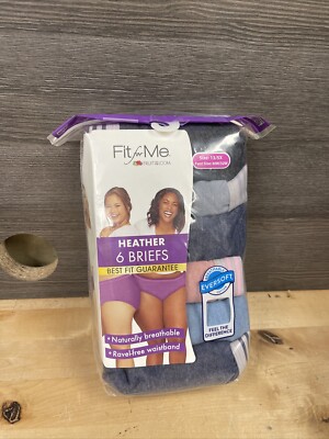 Fruit of the Loom womens Fit for Me Plus Size Underwear 6 Briefs Size ...