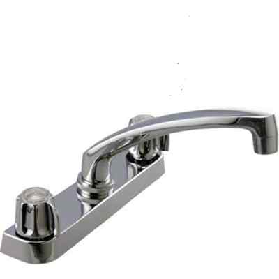 Gerber Style Kitchen Faucet Chrome Two Handle Less Spray | eBay