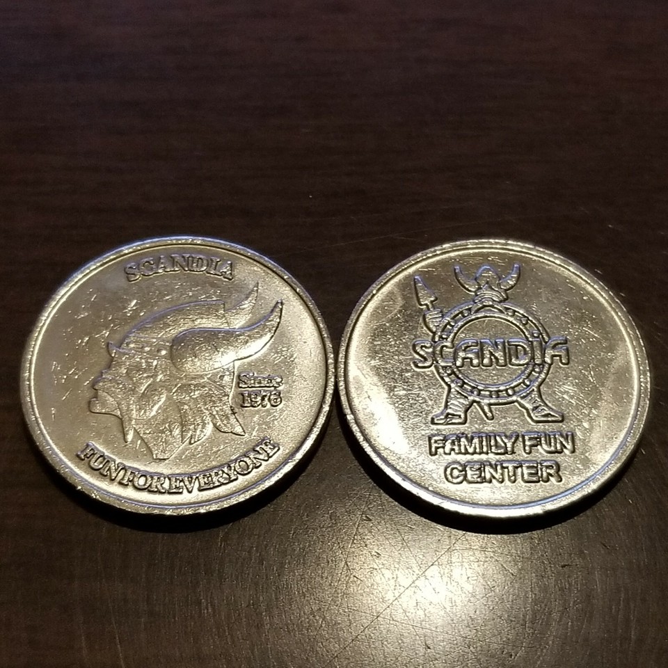 Scandia Family Fun Center Game Tokens - SIZE 23 mm ** 50 Tokens ** | eBay