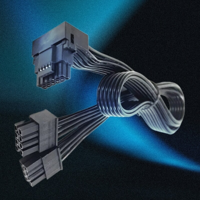 for RTX4000 Series 2x 8Pin Male to PCIE5.0 12+4 16Pin 12+4Pin GPU Card ...