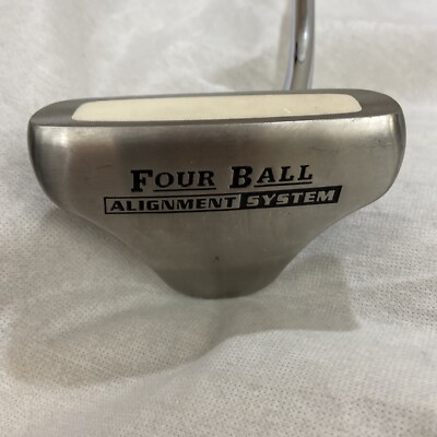 Four Ball Alignment System Putter- Rh- Grip Has Damages Left | eBay