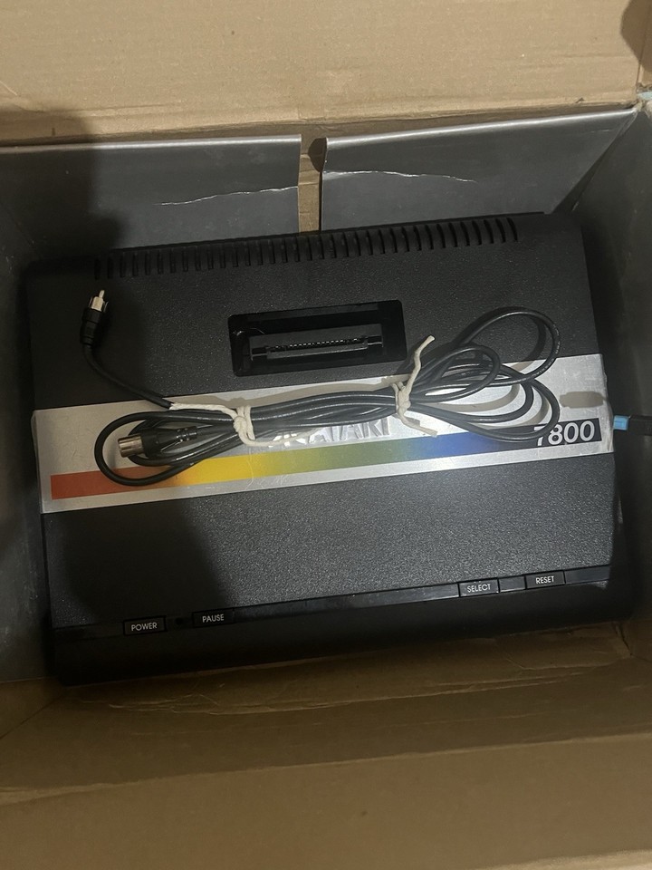 Atari 7800 Video Game System – Console & Controllers (No Games). See ...