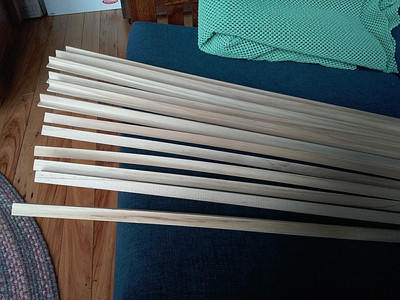 Lot 12 Pieces Dollhouse Miniatures Trim Molding 2nd's Corners 1/2" by ...